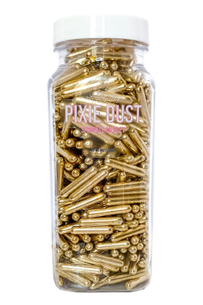 Gold Metallic Rods – Miami Cake Dummies